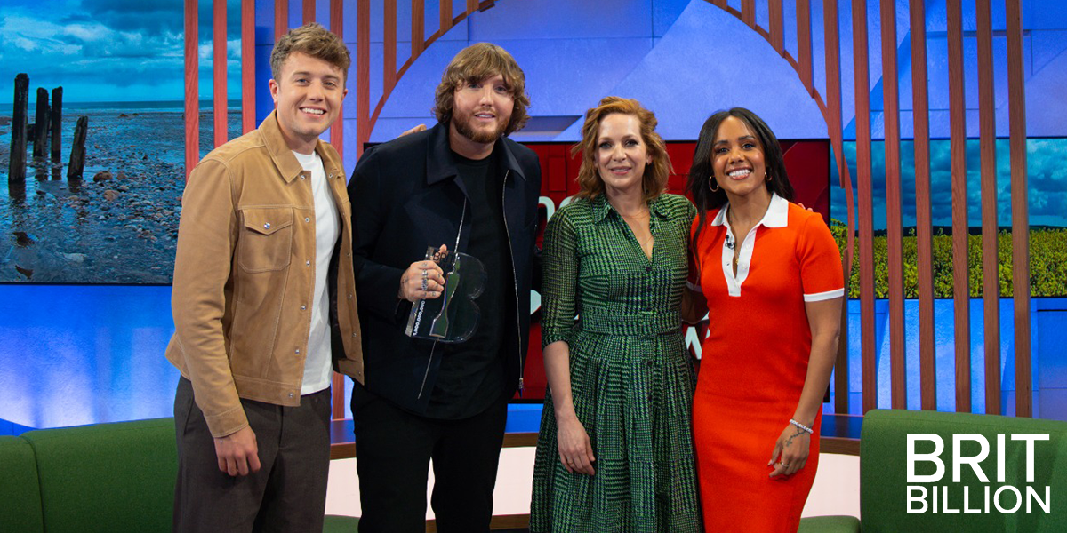 James Arthur receives BRIT Billion Award live on BBC’s The One Show - bpi